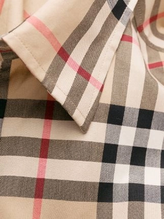 Burberry Vintage Check Print Short Sleeved Shirt