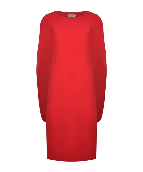 Alberta Ferretti Cape Dress