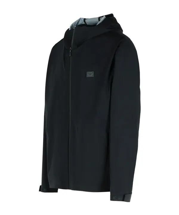 Dolce & Gabbana Logo Plaque Zip-up Bomber Jacket