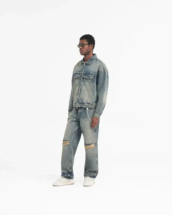 REPRESENT R4 Denim Jacket - Multicolor