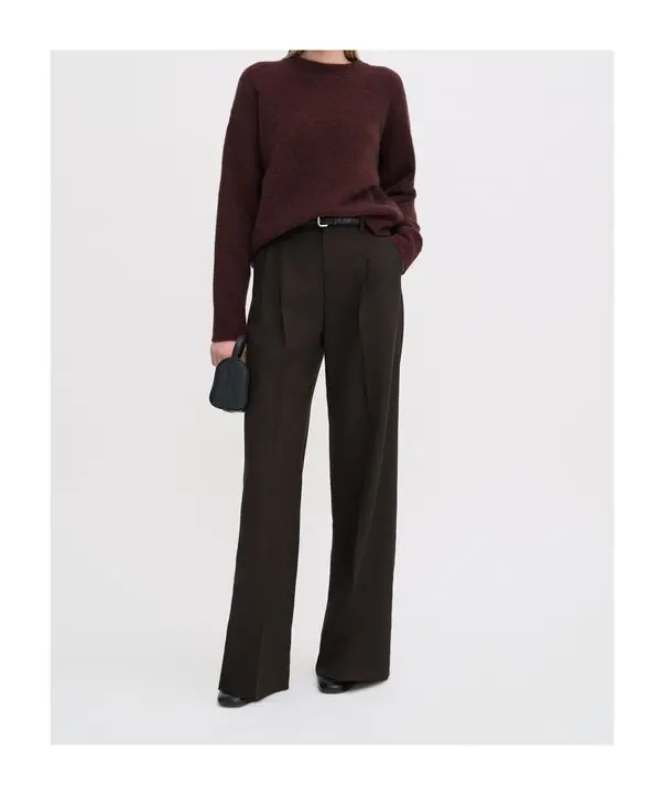 Filippa K Ribbed Crew Neck Knitwear - Black