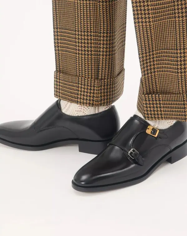 Valentino Garavani Buckled Slip-on Loafers