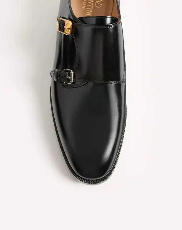 Valentino Garavani Buckled Slip-on Loafers