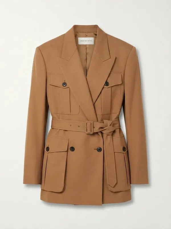 Dries Van Noten Belted Suit Jacket