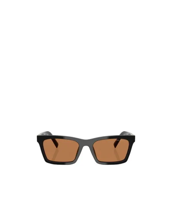 Miu Miu Rectangle Frame Sunglasses - Brown