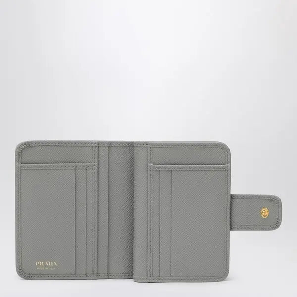 Prada Triangle Logo Zip-around Wallet