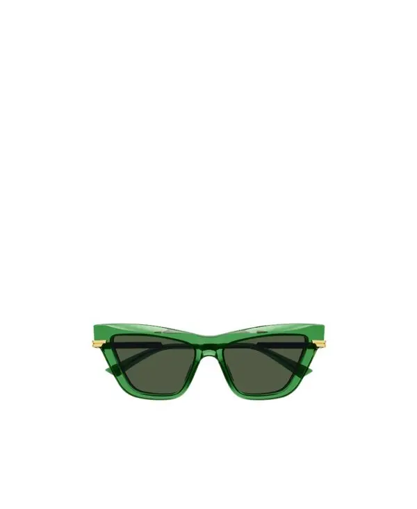 Bottega Veneta Cat Eye Frame Sunglasses - Green