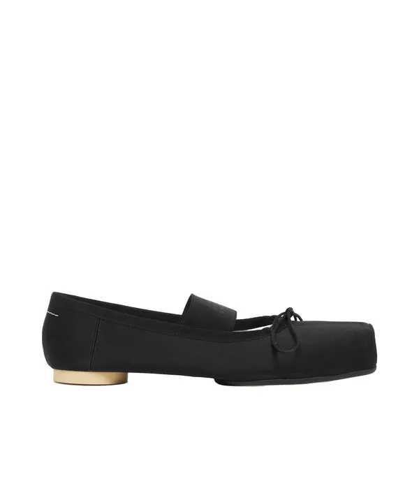 MAISON MARGIELA Anatomic Square-toe Ballerina Flats - Black
