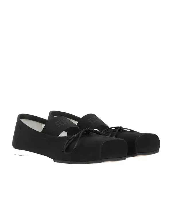 MAISON MARGIELA Anatomic Square-toe Ballerina Flats - Black