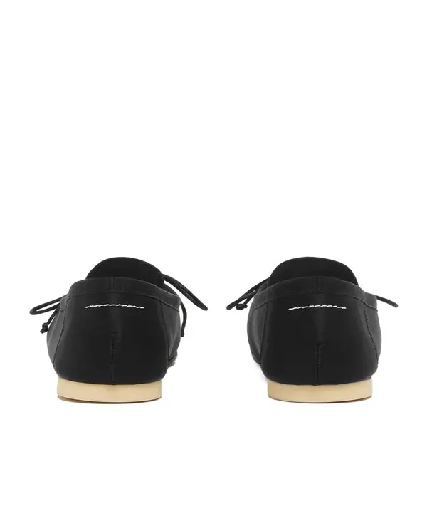 MAISON MARGIELA Anatomic Square-toe Ballerina Flats - Black