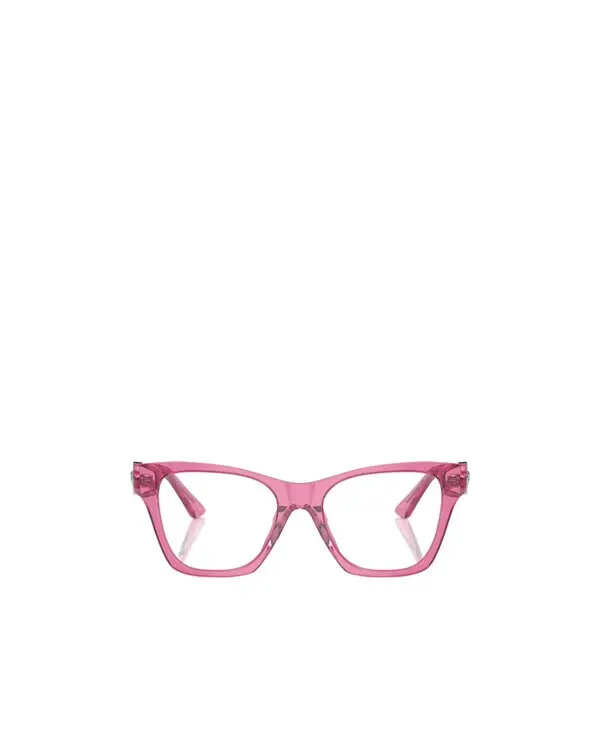 Versace Irregular Frame Eyeglasses - Pink