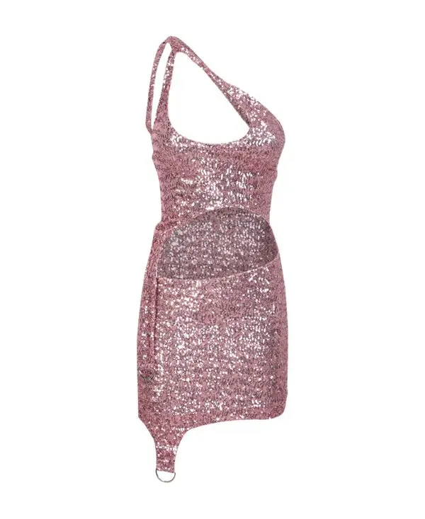 AMBUSH Asymmetrical Cut-out Mini Dress - Multicolor