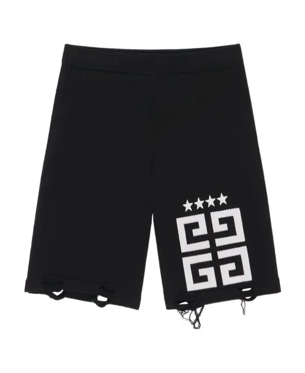 Givenchy 4g Stars Bermuda Shorts - Black