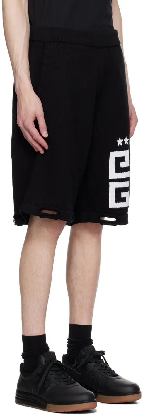 Givenchy 4g Stars Bermuda Shorts - Black
