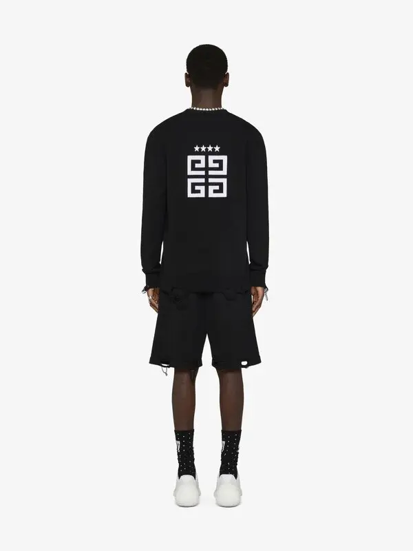 Givenchy 4g Stars Bermuda Shorts - Black