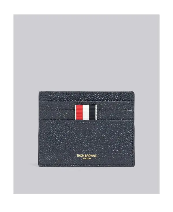 Thom Browne Anchor Embroidered Cardholder - Black