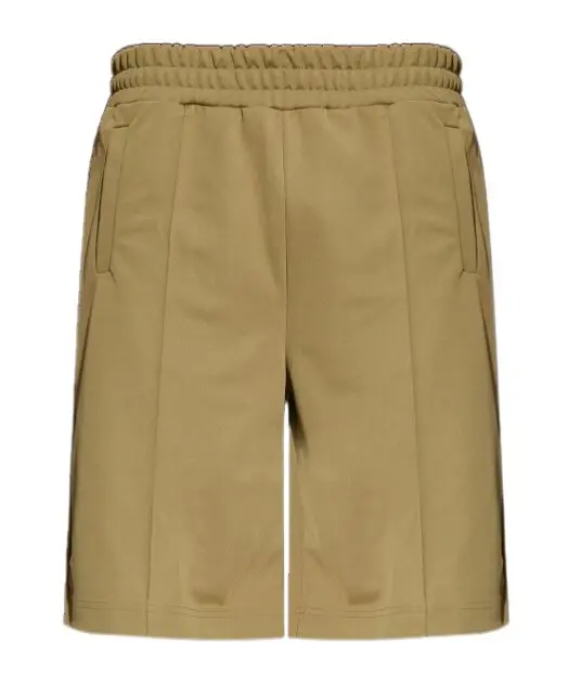 Palm Angels Curved Logo Printed Shorts