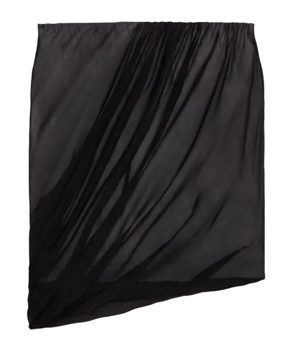 Helmut Lang Bubble Hem Mini Skirt - Black