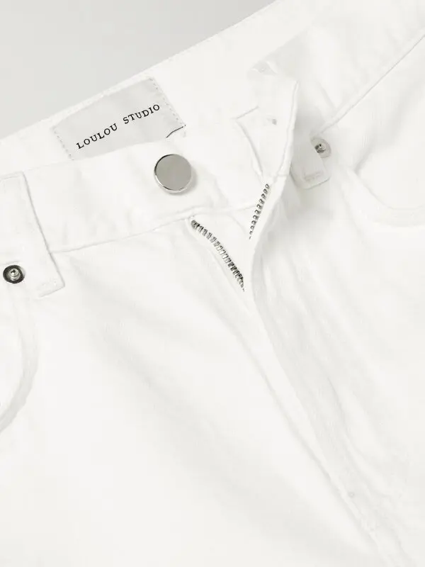 LOULOU STUDIO Belt Ring Denim Trousers