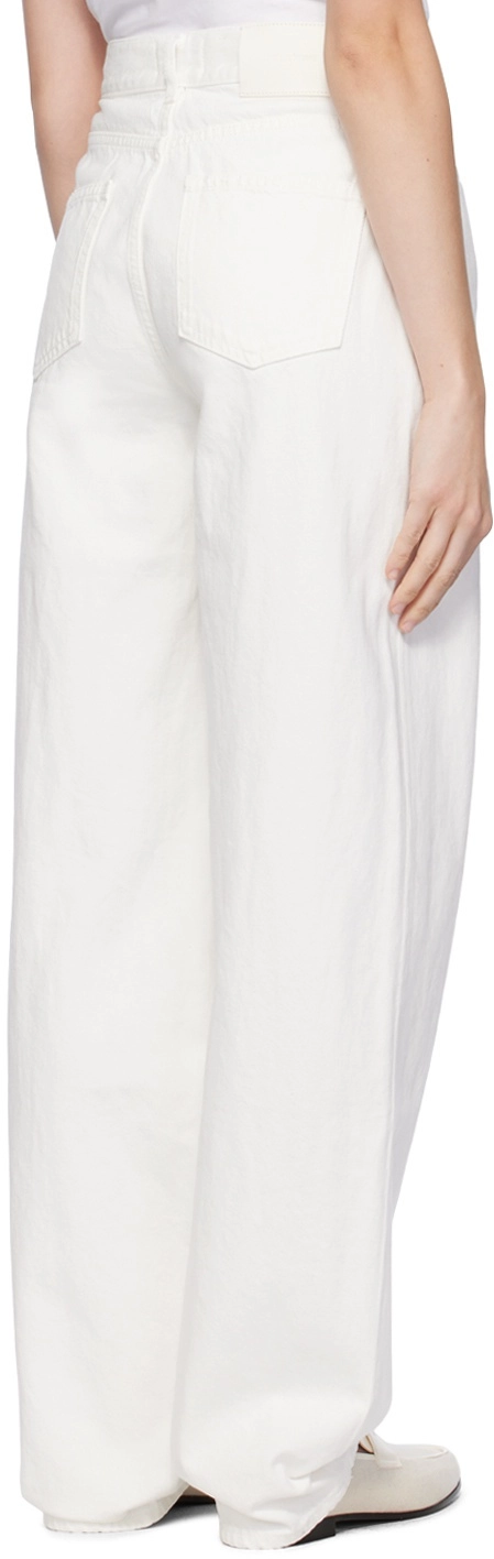 LOULOU STUDIO Belt Ring Denim Trousers