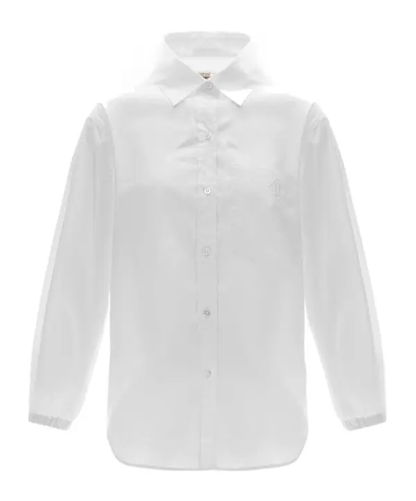 Herno Long-sleeved Shirt With Embroidered Logo
