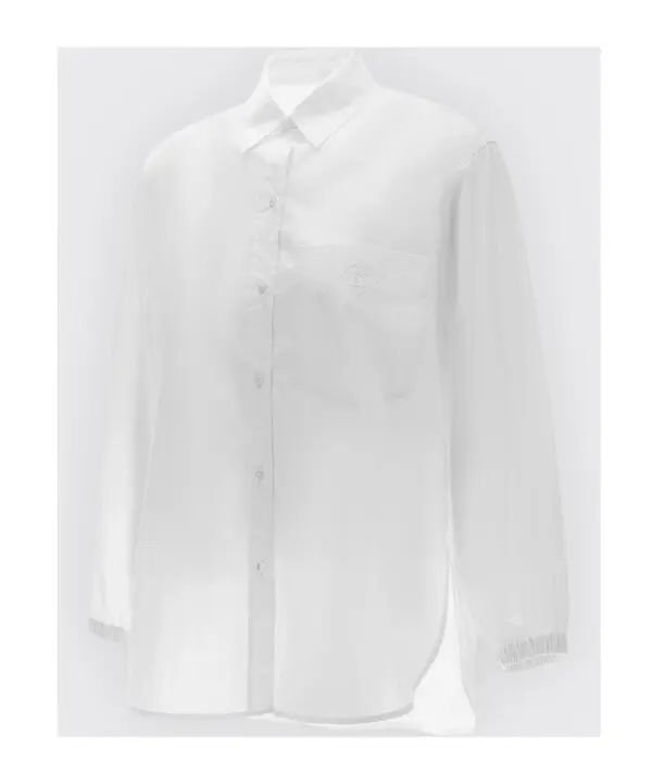Herno Long-sleeved Shirt With Embroidered Logo