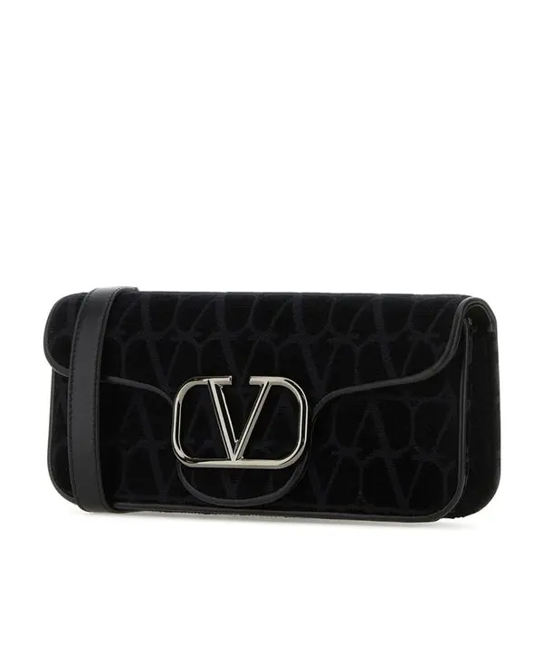 Valentino Garavani Vlogo Plaque Monogram Messenger Bag