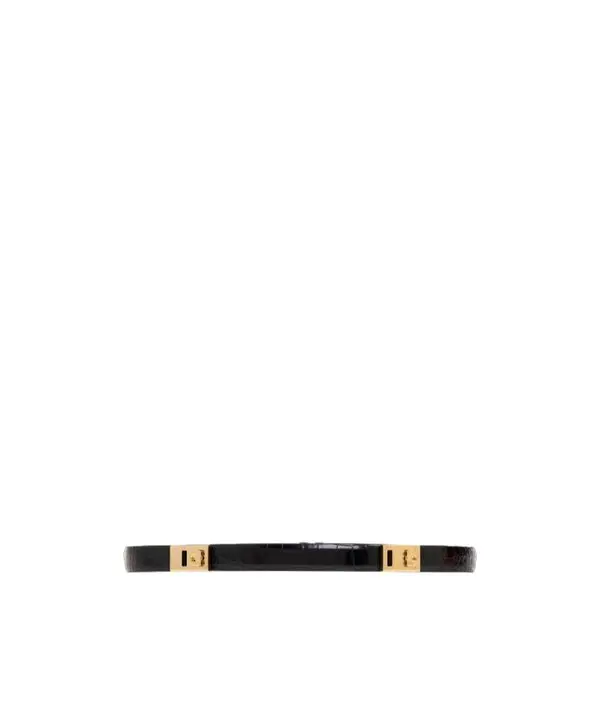 FERRAGAMO Gancini Buckle Belt - Black