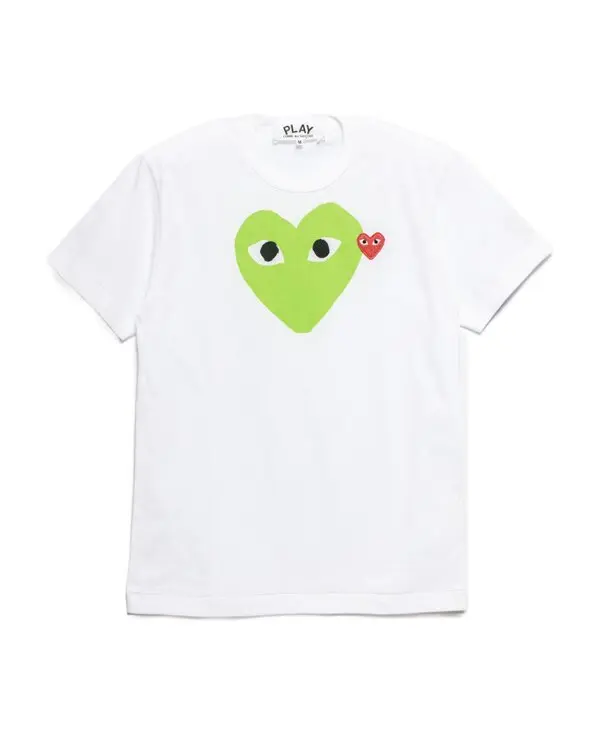 Play Comme Des Garcon Logo T-shirt - White