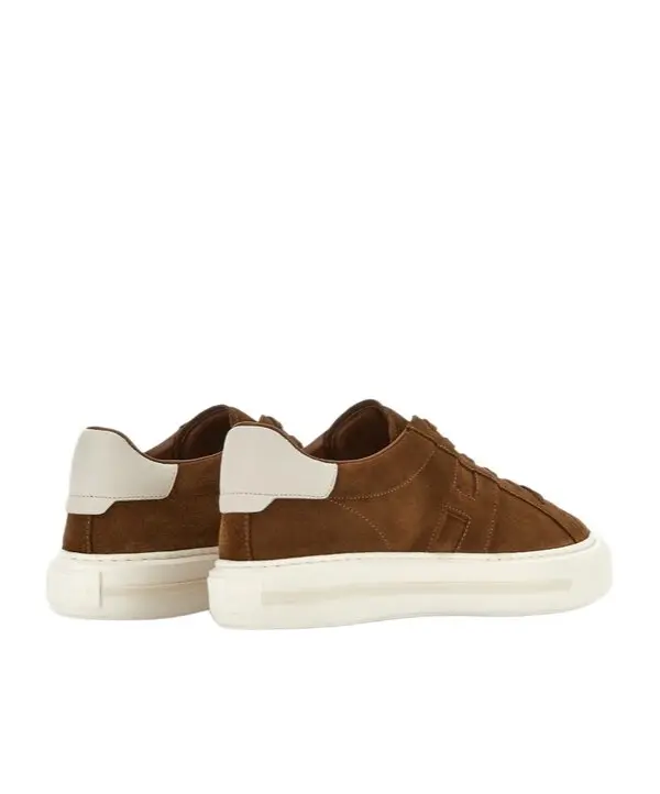 Hogan Suede H Patch Sneakers - Brown