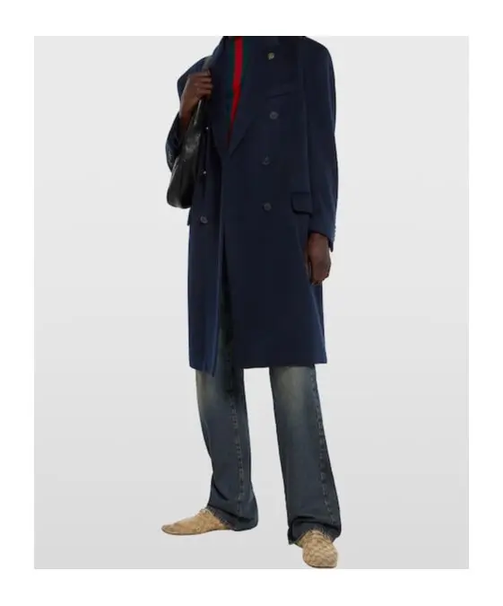 Gucci Double-breasted Light Cashmere Coat