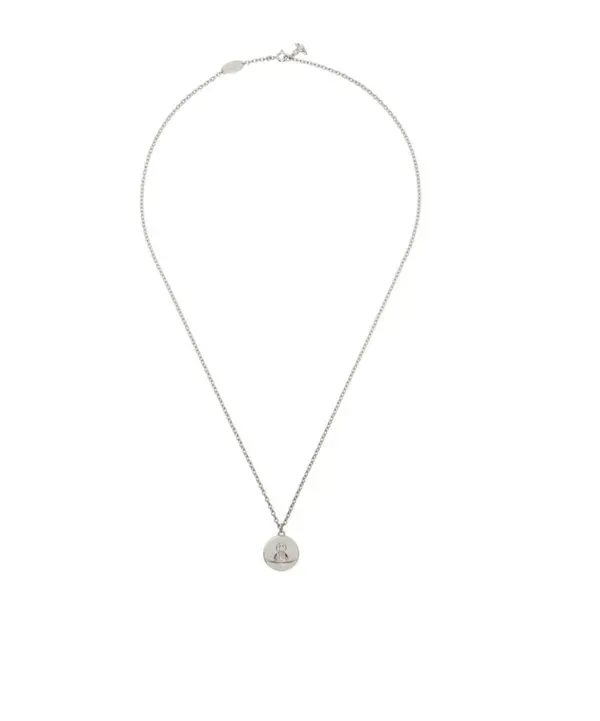 VIVIENNE WESTWOOD Janus Pendant Necklace - Gray