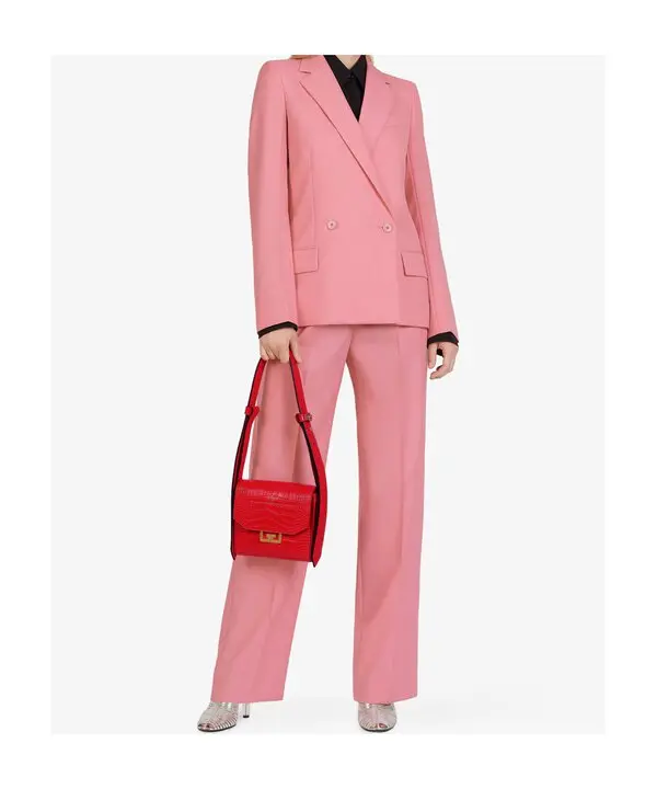 Givenchy Double Breasted Tailored Blazer - Pink