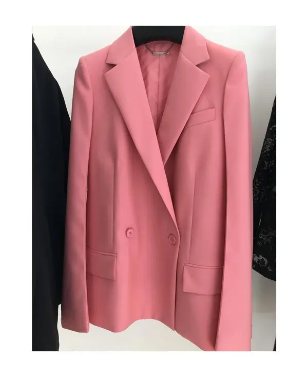 Givenchy Double Breasted Tailored Blazer - Pink