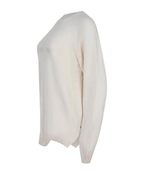 Alberta Ferretti Crew Neck Sweater - Beige