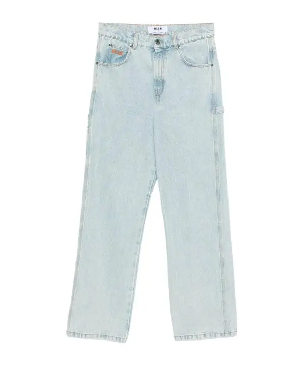 MSGM Cotton Straight Jeans