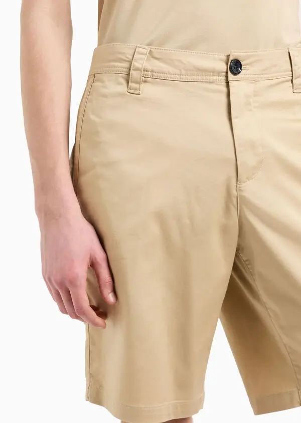 Armani Exchange Mid-rise Chino Shorts
