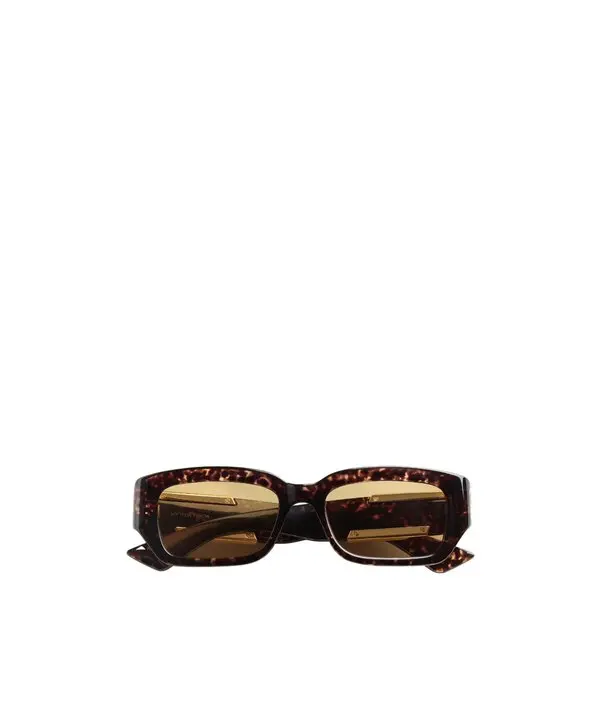 Bottega Veneta Rectangular Sunglasses - Black
