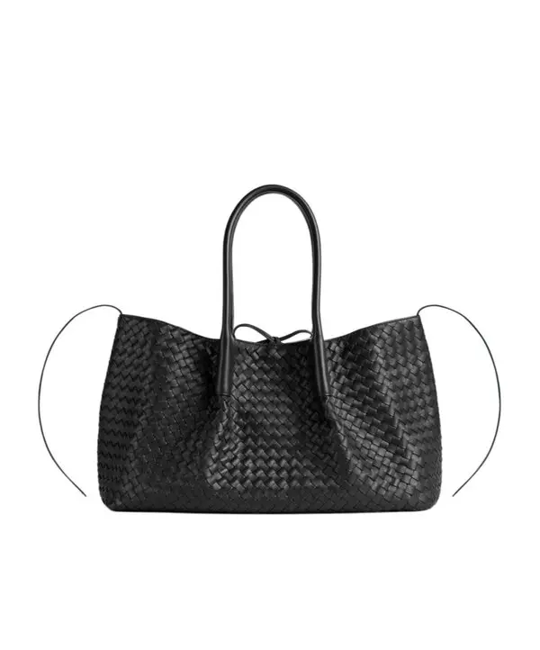 Bottega Veneta Pinacoteca Reversible Tote Bag - Black/fudge Color