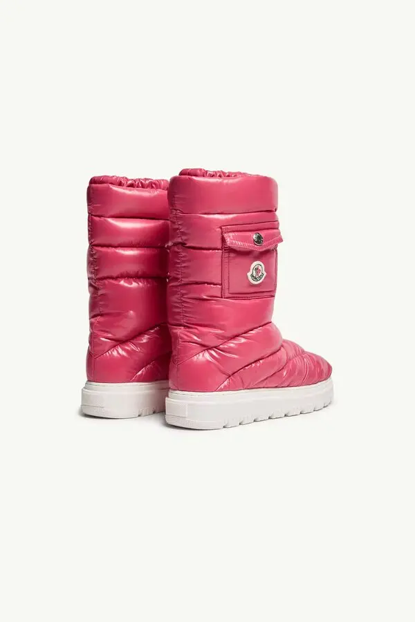 Moncler Padded Logo Patch Snow Boots