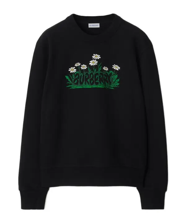 Burberry Logo Printed Crewneck Sweatshirt