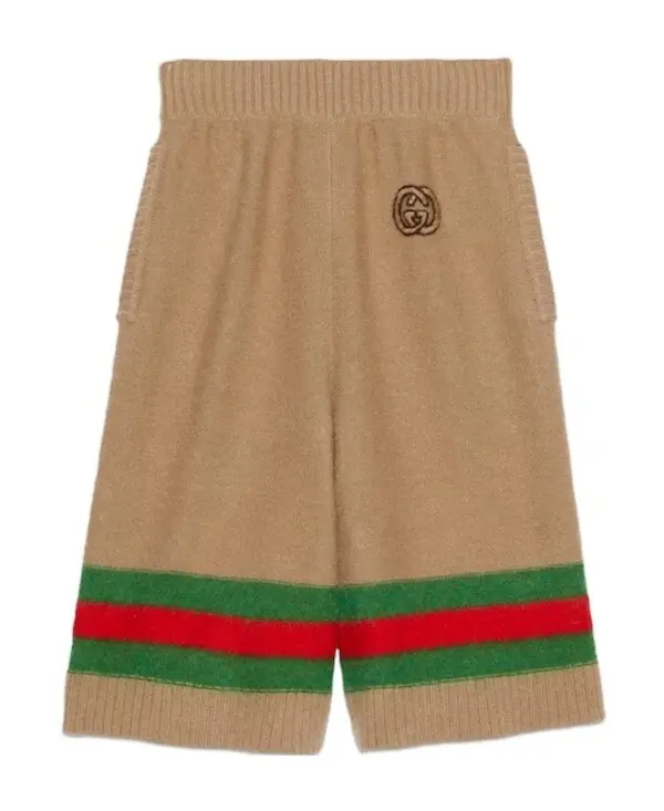 Gucci Striped Knit Knee-length Shorts