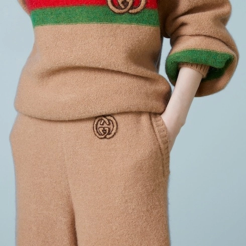 Gucci Striped Knit Knee-length Shorts