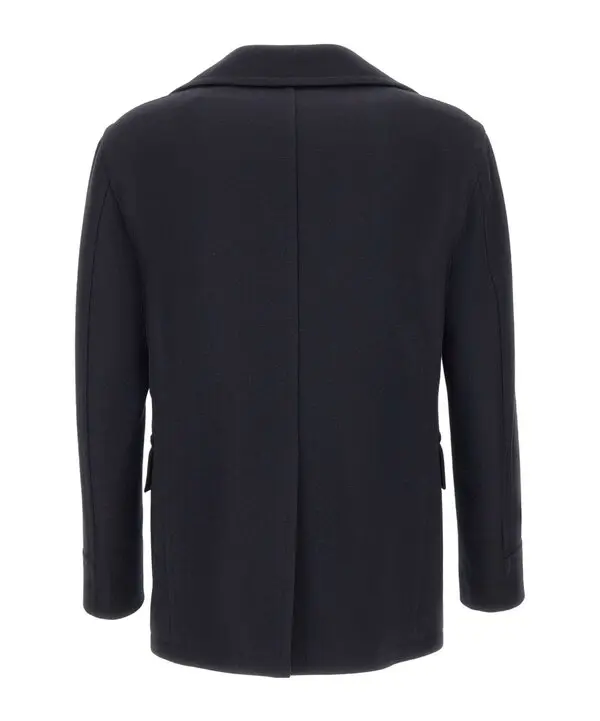 Tagliatore Double-breasted Peacoat - Blue