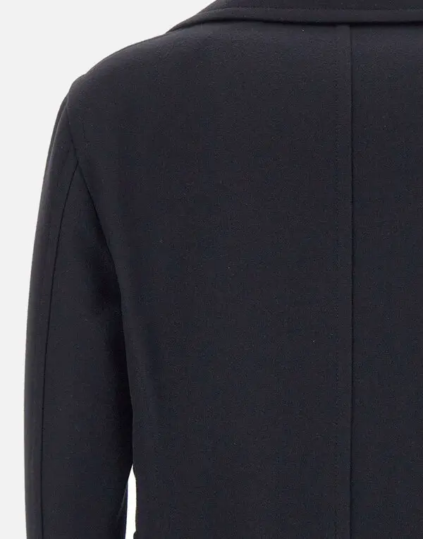 Tagliatore Double-breasted Peacoat - Blue