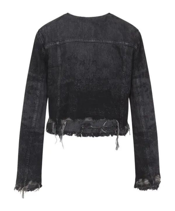 DIESEL® De-graffy Distressed Denim Jacket