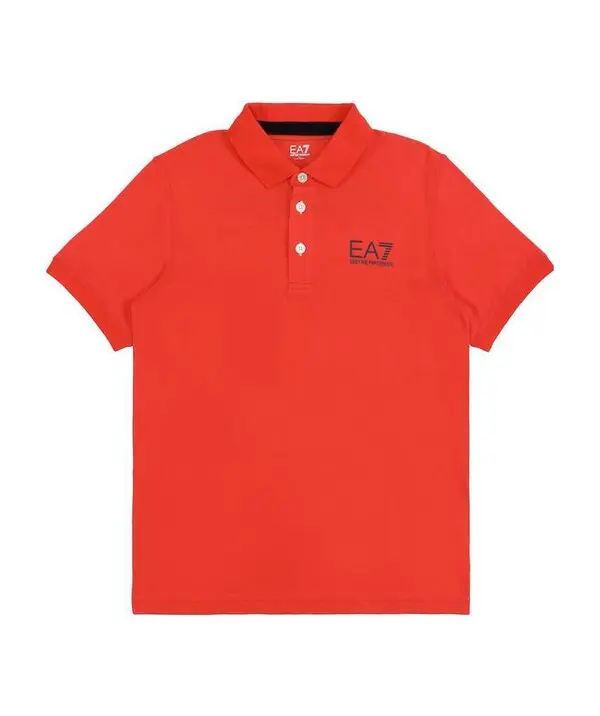 EA7 Logo Printed Polo Shirt