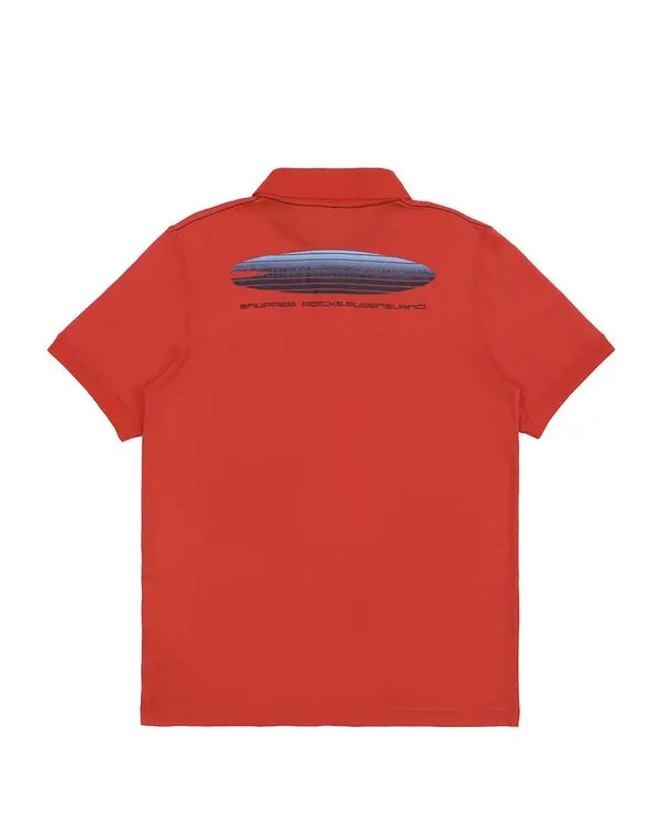 EA7 Logo Printed Polo Shirt
