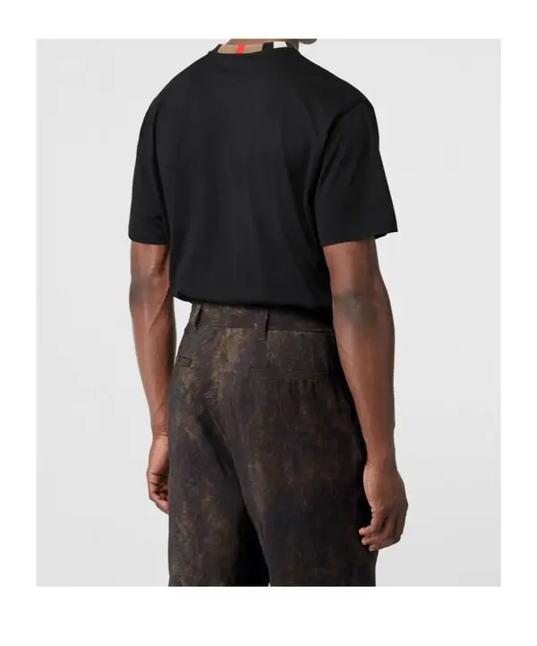Burberry Item O-neck Short-sleeved T-shirt - Black