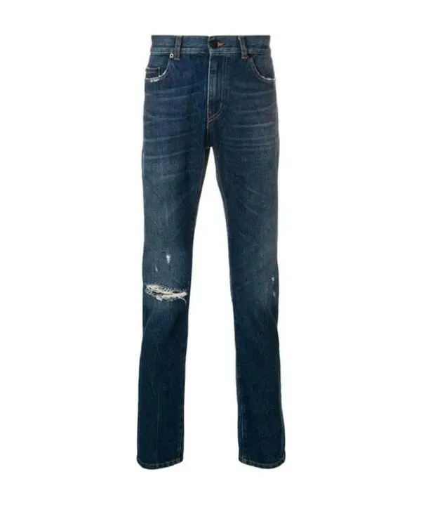 Saint Laurent Imitation Old Skinny Jeans